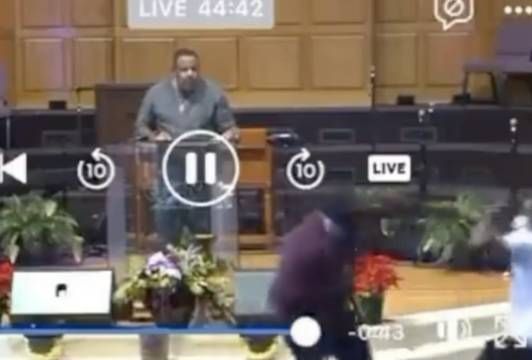Fight Breaks Out at Church During Pastor’s Sermon!