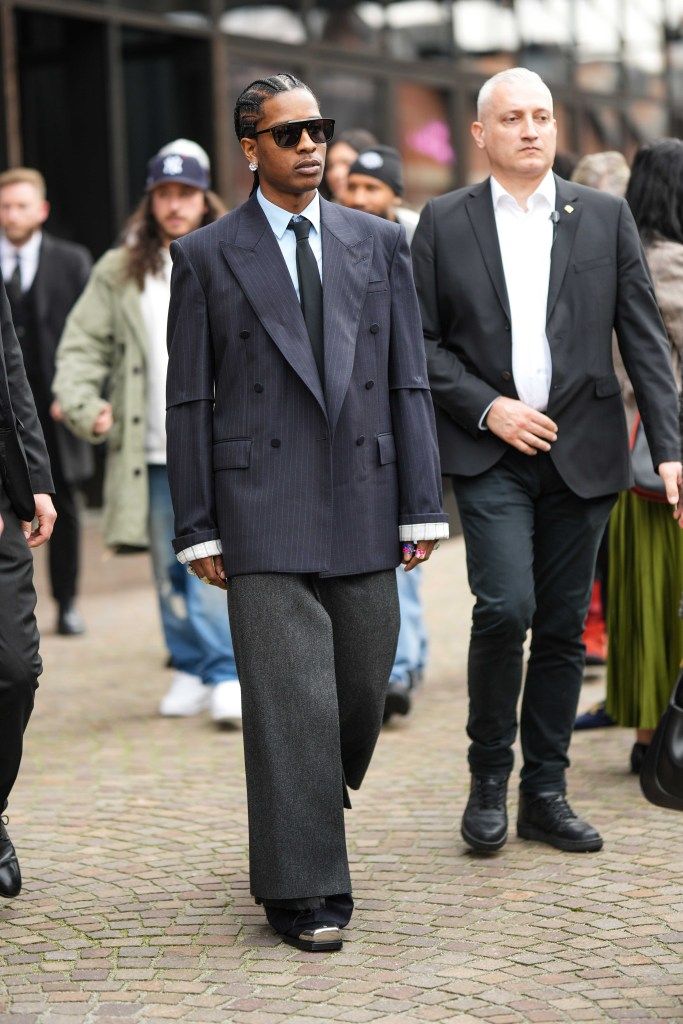 A$AP Rocky's Gucci Logo Braids Prove He's The Flyest At Milan Fashion Week