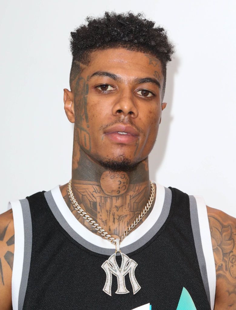 Chrisean Rock Gets BlueFace's Face Tattooed On Her Throat
