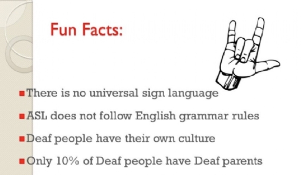 Some facts about Deaf Culture