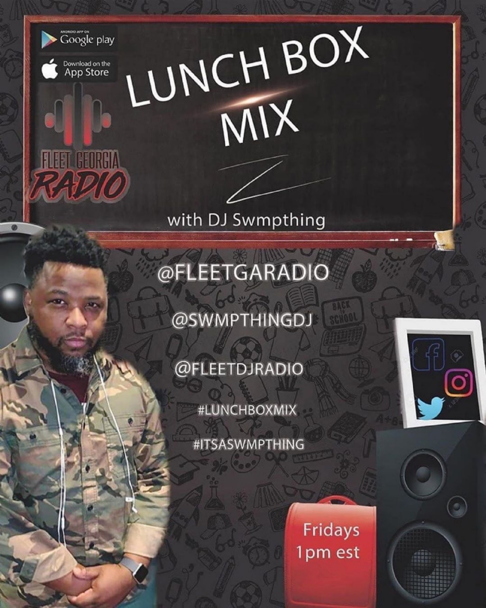 It's The Lunch Box Mix With DJ SWMPTHING! Kicking Off Right Now